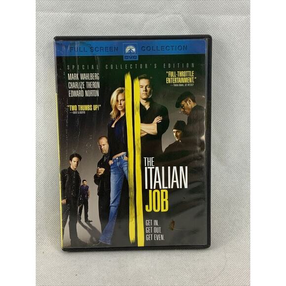 Unbranded | Media | The Italian Job Dvd 203 Full Frame Mark Wahlberg ...
